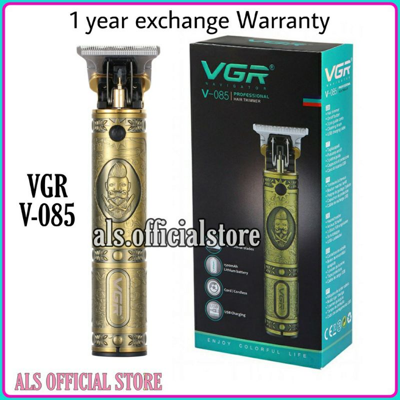 Original VGR V-085 Zero Adjustable Professional Rechargeable Hair ...