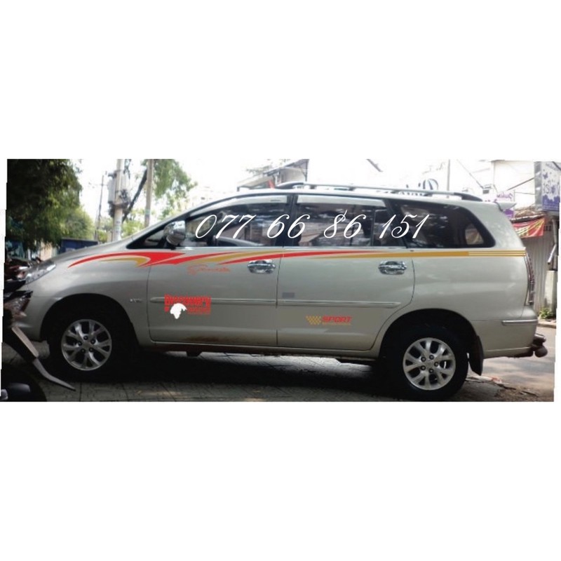 Innova Car Rib Stickers. For all 7-seater models | Shopee Malaysia
