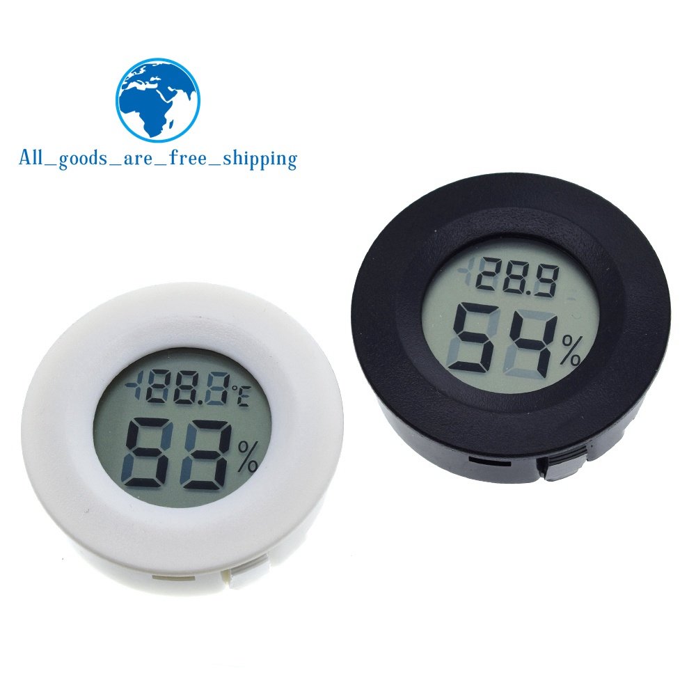 TZT Mini LCD Digital Thermometer Hygrometer Fridge Freezer Temperature ...