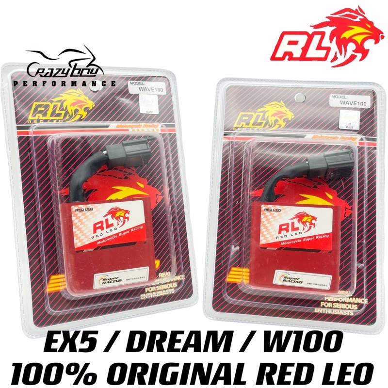 RED LEO 100% ORIGINAL EX5 CDI RACING REDLEO EX5 DREAM WAVE100 W100 BY ...