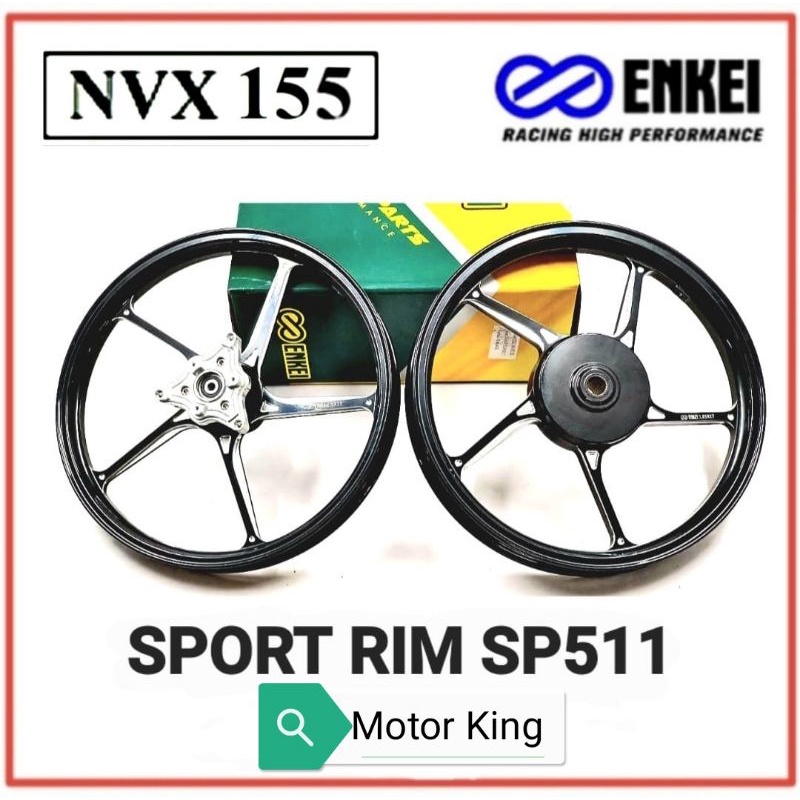 Sport Rim SP 511 Yamaha Scooter NVX 155 V1 and V2 ( Black ) | Shopee ...