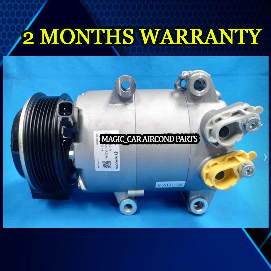 FORD FIESTA 2012 - 2017 YEAR 1.6CC TURBO VS16 6PK CHINA NEW COMPRESSOR ...