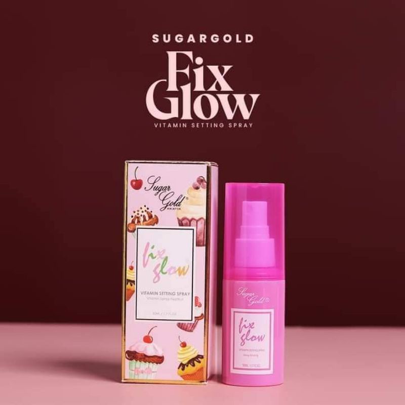 Fix Glow Sugar Gold Setting Spray | Shopee Malaysia