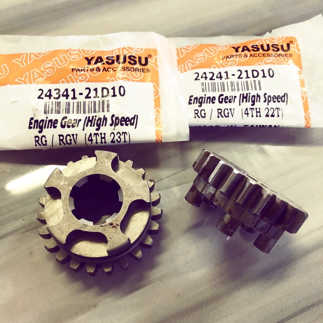 Engine gear racing Rg/Rgv 4th 23/22T | Shopee Malaysia
