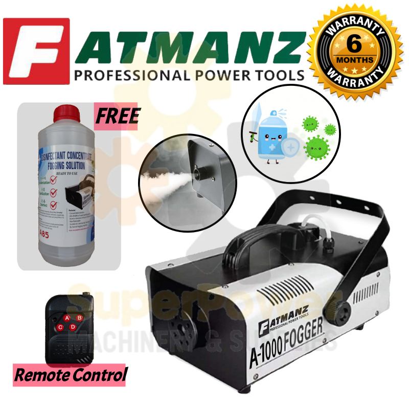 FATMANZ A-1000 1000w Electric Fogging Machine(Remote Control) | Shopee ...