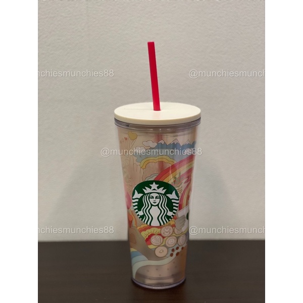 Starbucks Malaysia Joy of Connection Summer 3 2021 Collection Plastic Cold Cup 591ml | Shopee ...