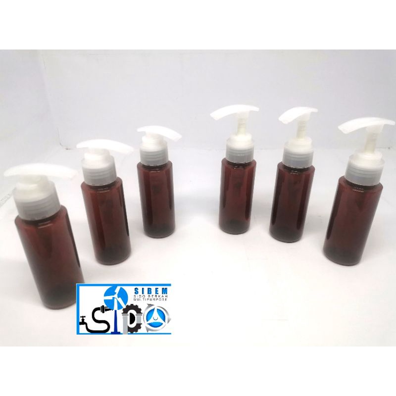 60ml PET Plastic Bottle With Pump Dispenser/ Botol Kosong + Pam ...