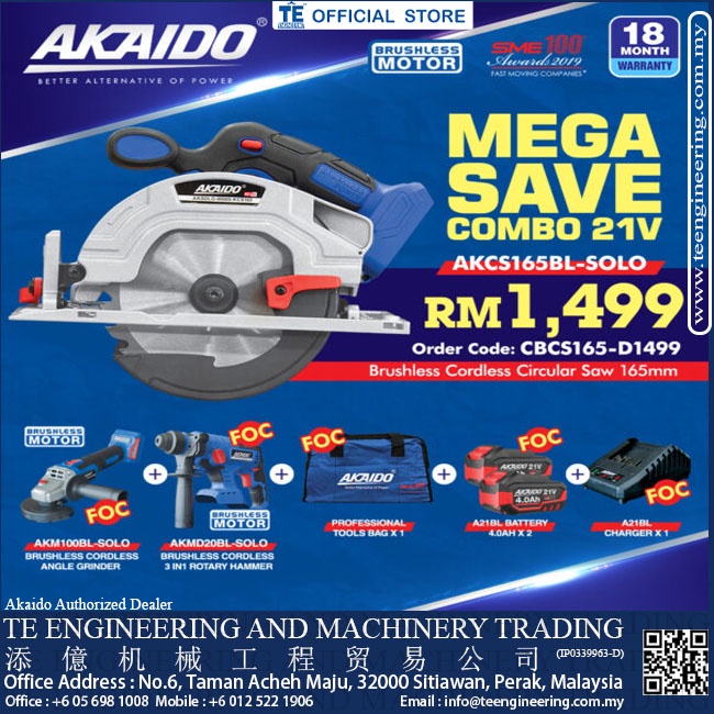 Akaido Mega Save Combo 21V ( CBCS165-D1499 ) | Shopee Malaysia