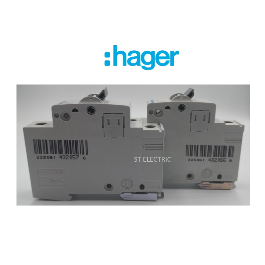 ORIGINAL HAGER MCB MY Series 6A 10A 16A 20A 32A 40A 1 Pole 4.5KA (SIRIM APPROVE) | Shopee Malaysia