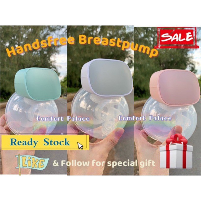 Handsfree Wireless Tubeless Cordless Hands free Breast pump/ Pam Susu ...