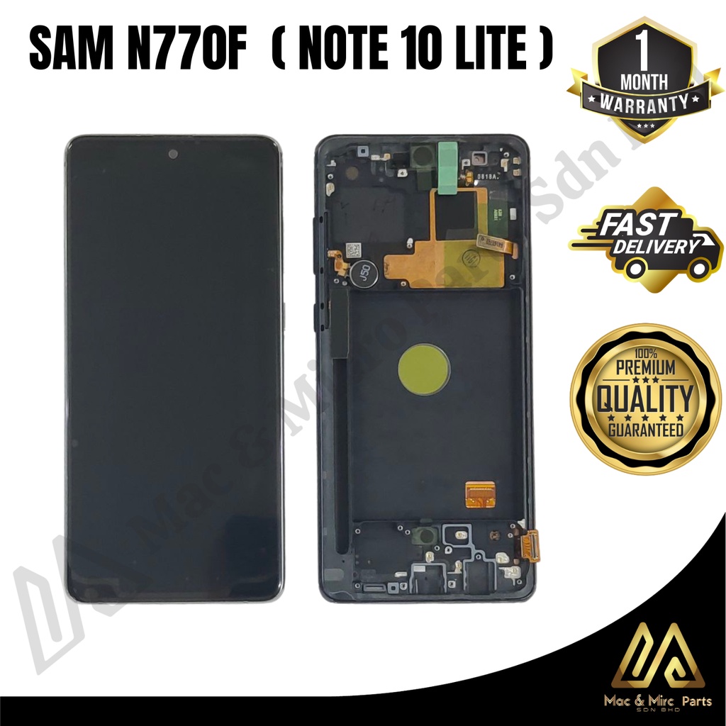 SAMSUNG N770F ( NOTE 10 LITE ) ORIGINAL FULLSET LCD TOUCH DIGITIZER ...