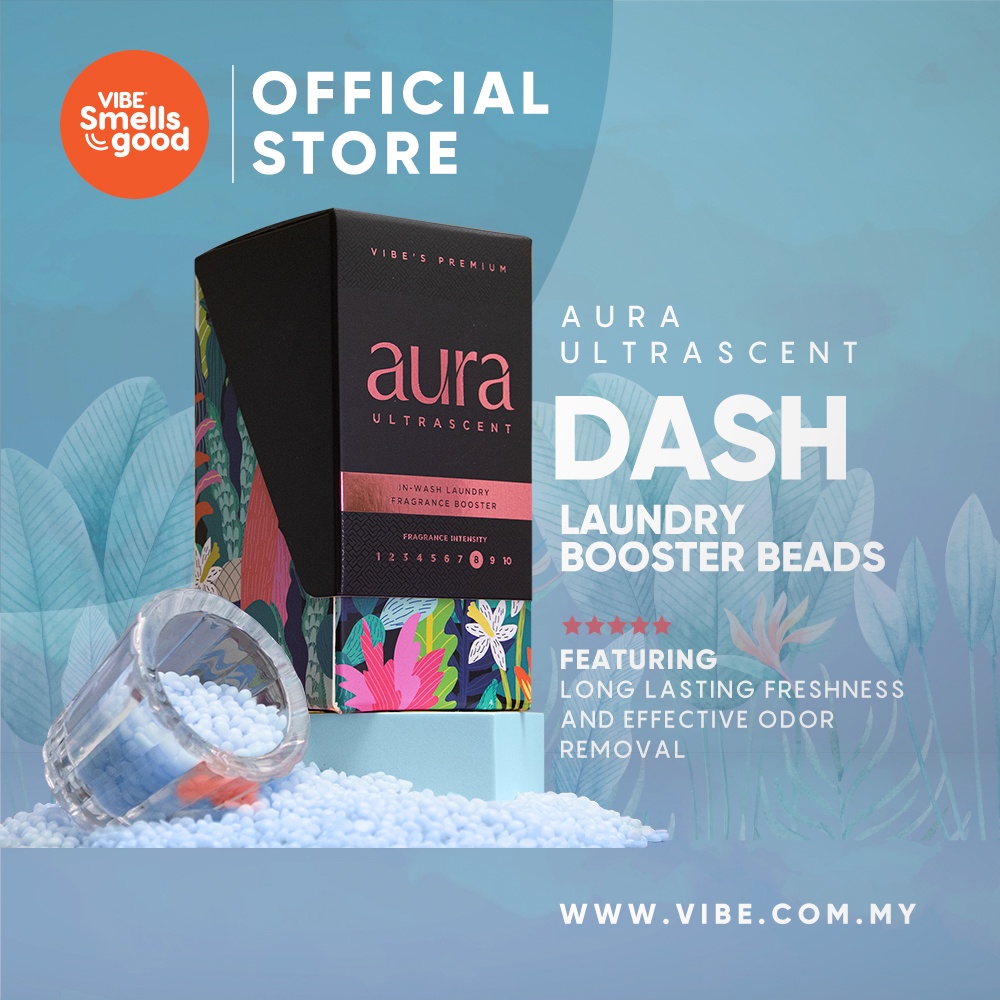AURA ULTRASCENT [DASH] Laundry Booster Beads with High Intensity ...