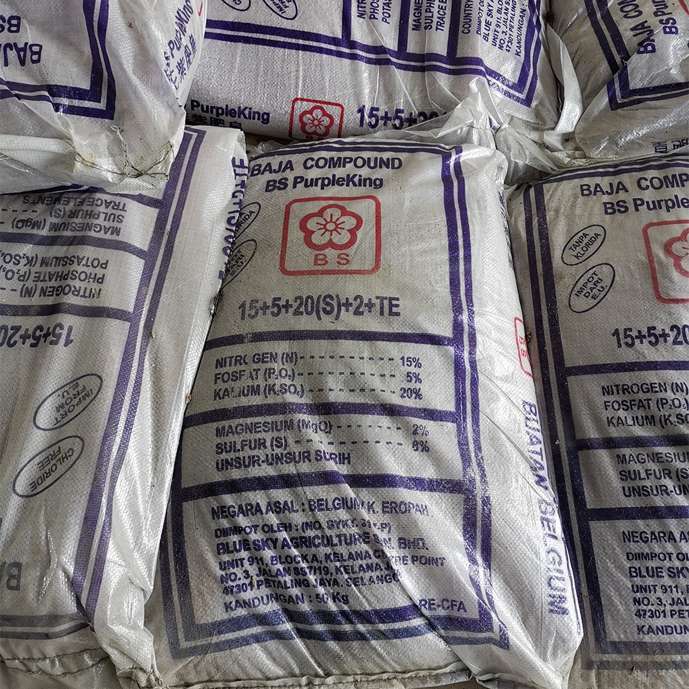 BAJA COMPOUND BS PURPLEKING (15+5+20(S)+2+TE (50KG) | Shopee Malaysia