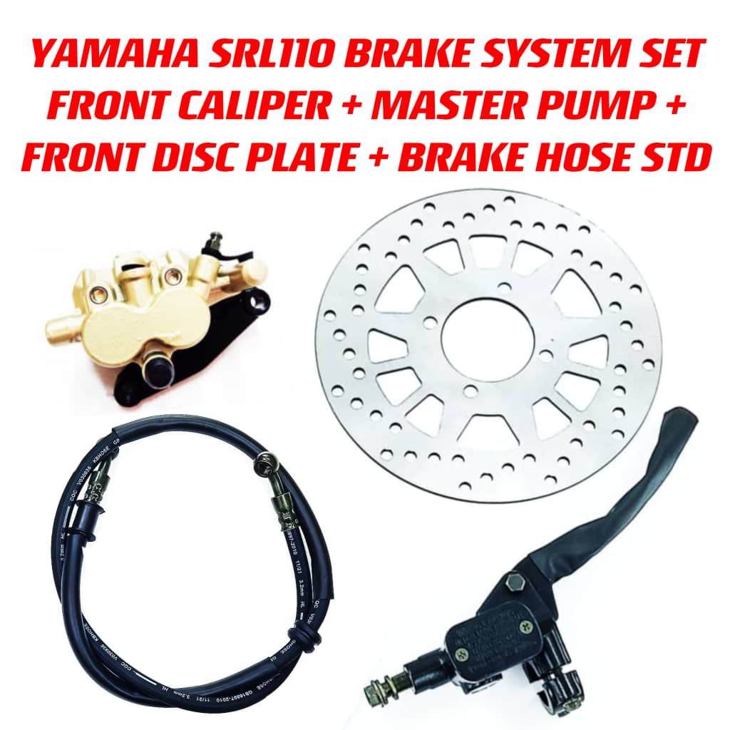 Yamaha SRL110 SRL 110 LAGENDA 110 Front Disc Brake Pump Full Set Master ...