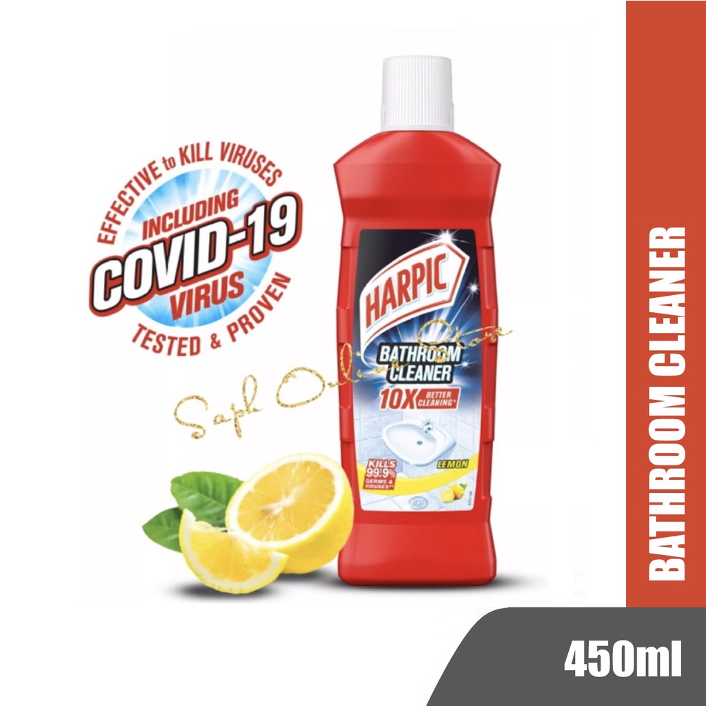 HARPIC Disinfectant Bathroom Cleaner (450ml) - Lemon | Shopee Malaysia