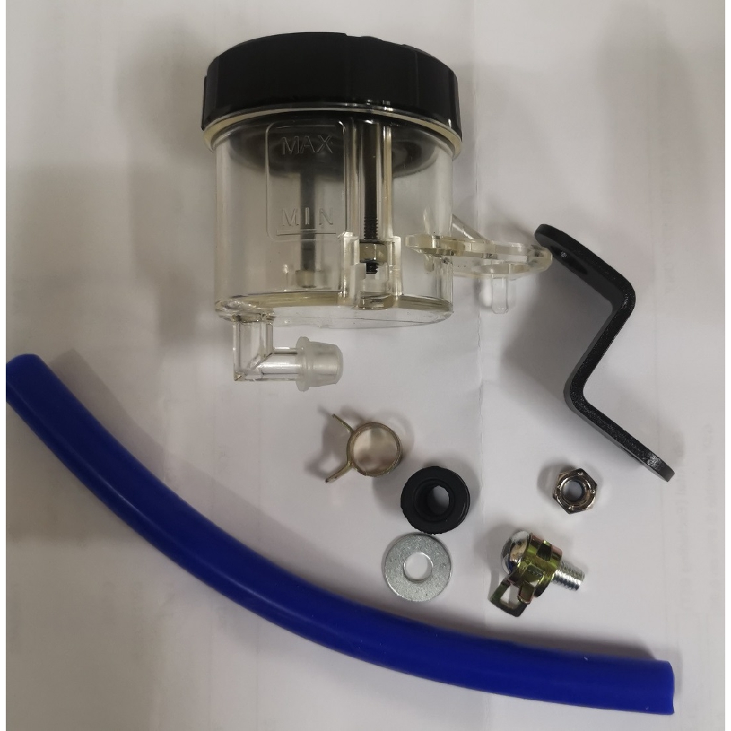 CLEAR /SMOKE BRAKE FUEL TANK (BIG -45ML) WITH BRACKET | Shopee Malaysia