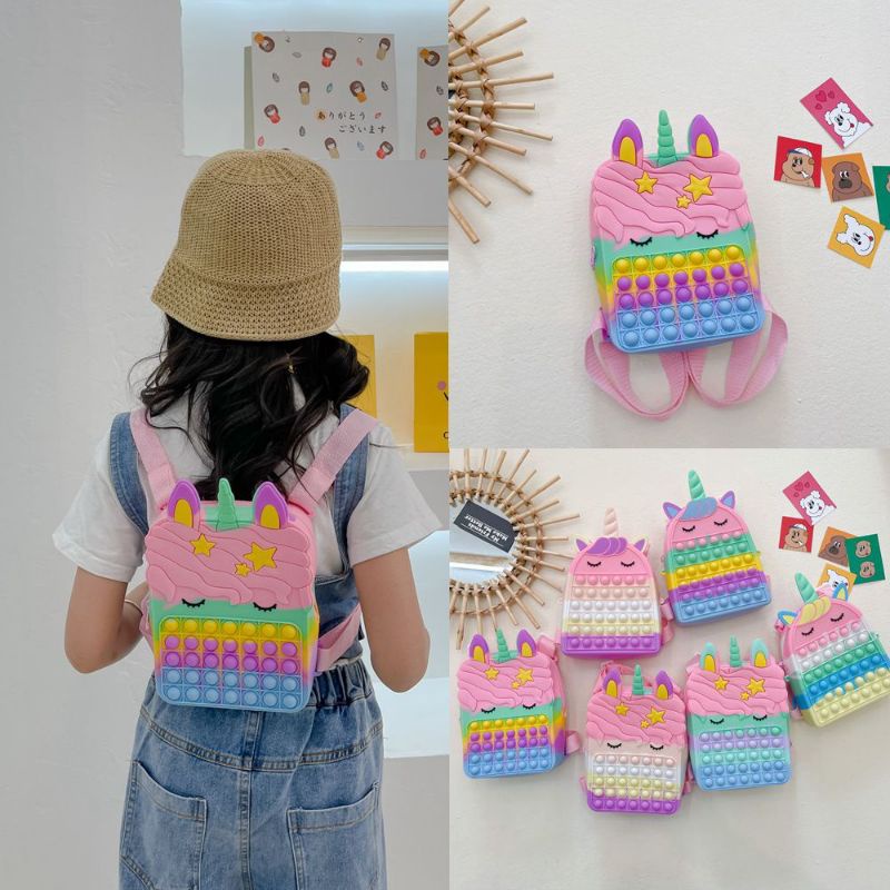 Jumbo Backpack POP IT Bag/UNICORN Kids POP IT Bag/VIRAL POP IT Bag ...
