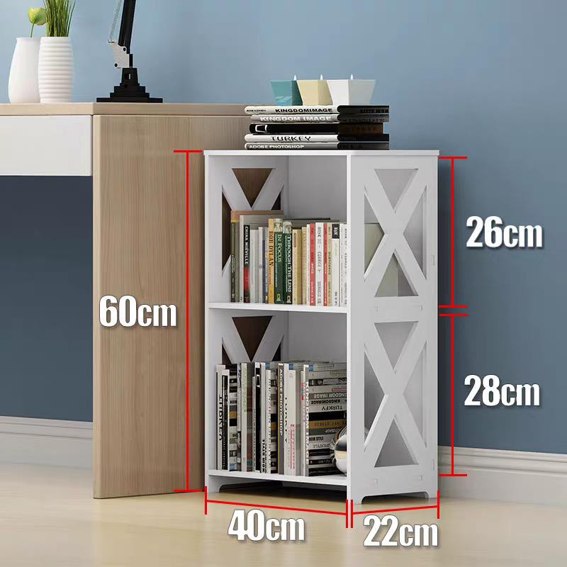 DIY Rak Buku Ikea Style Bookshelf Furniture Office Rack File Stationery ...