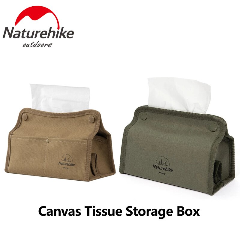 Naturehike Canvas Tissue Storage Box Outdoor Picnic Camping Waterproof ...
