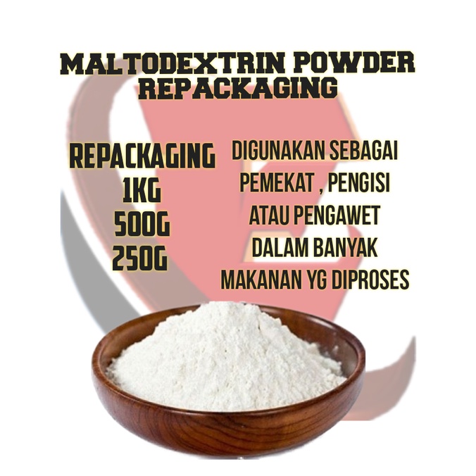 MALTODEXTRIN POWDER REPACKAGING 1KG | 500G | 250G | Shopee Malaysia