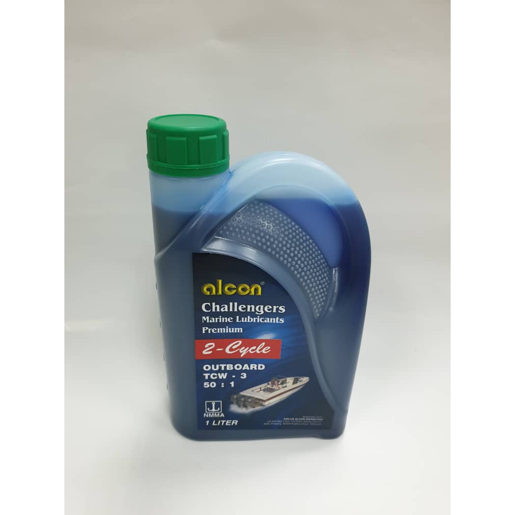 ALCON TCW-3 ENGINE OIL 1L OUTBOARD MARINE LUBRICANTS PREMIUM 2-STROKE ...
