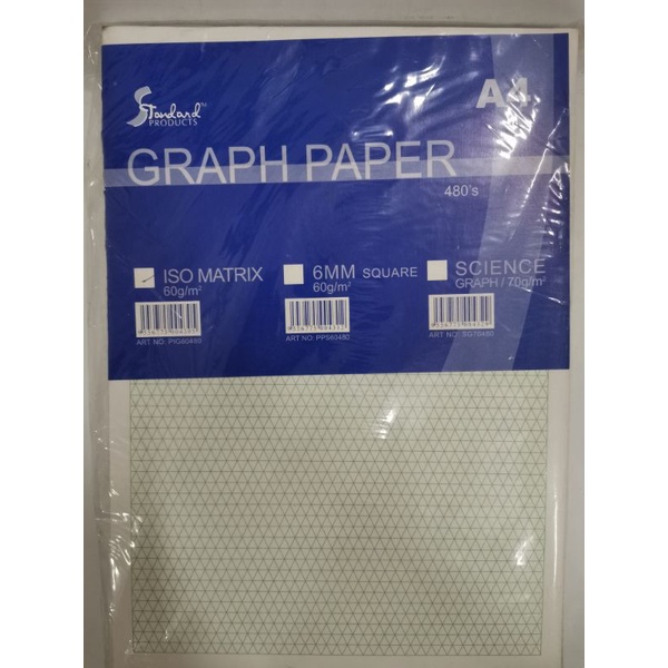 A4 Graph Paper ISO MATRIX 60g/m | Shopee Malaysia
