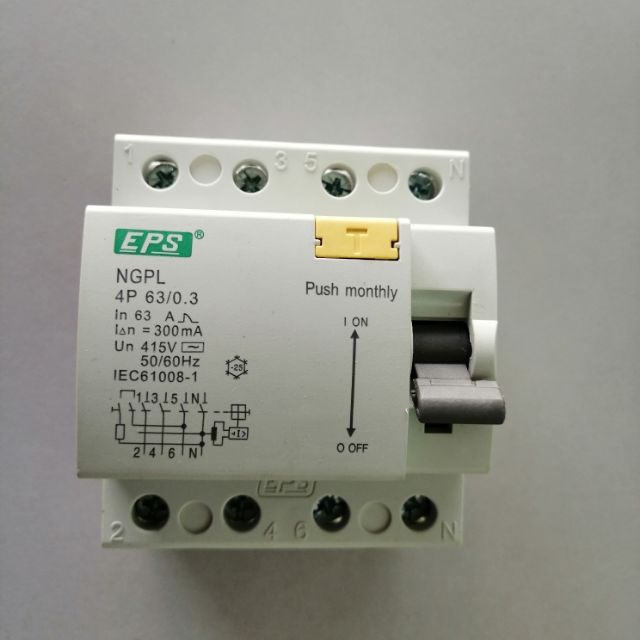 EPS 63A 0.3A 4P RCCB FUSE | Shopee Malaysia