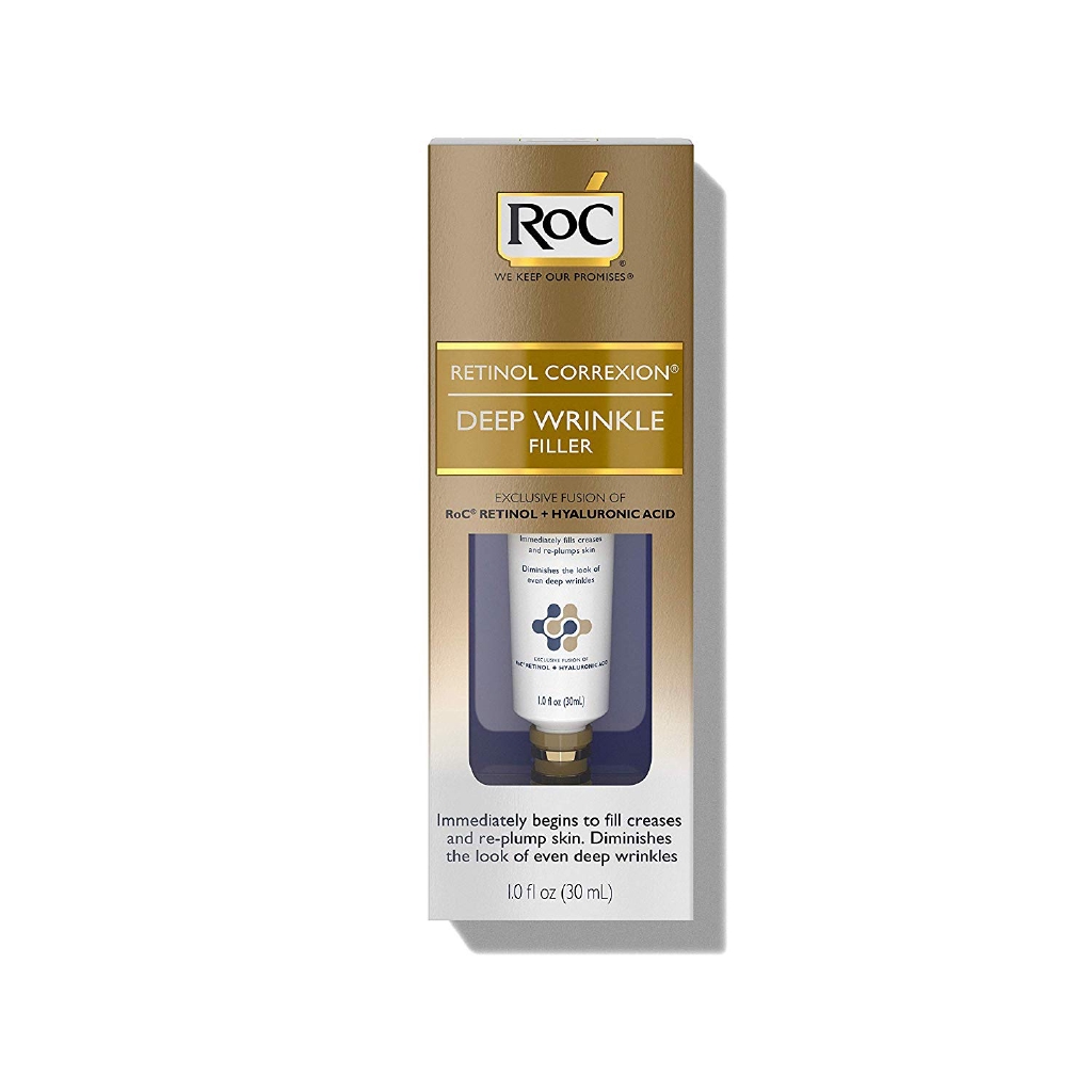 RoC Retinol Correxion Deep Wrinkle Facial Filler, Anti-Aging Treatment ...
