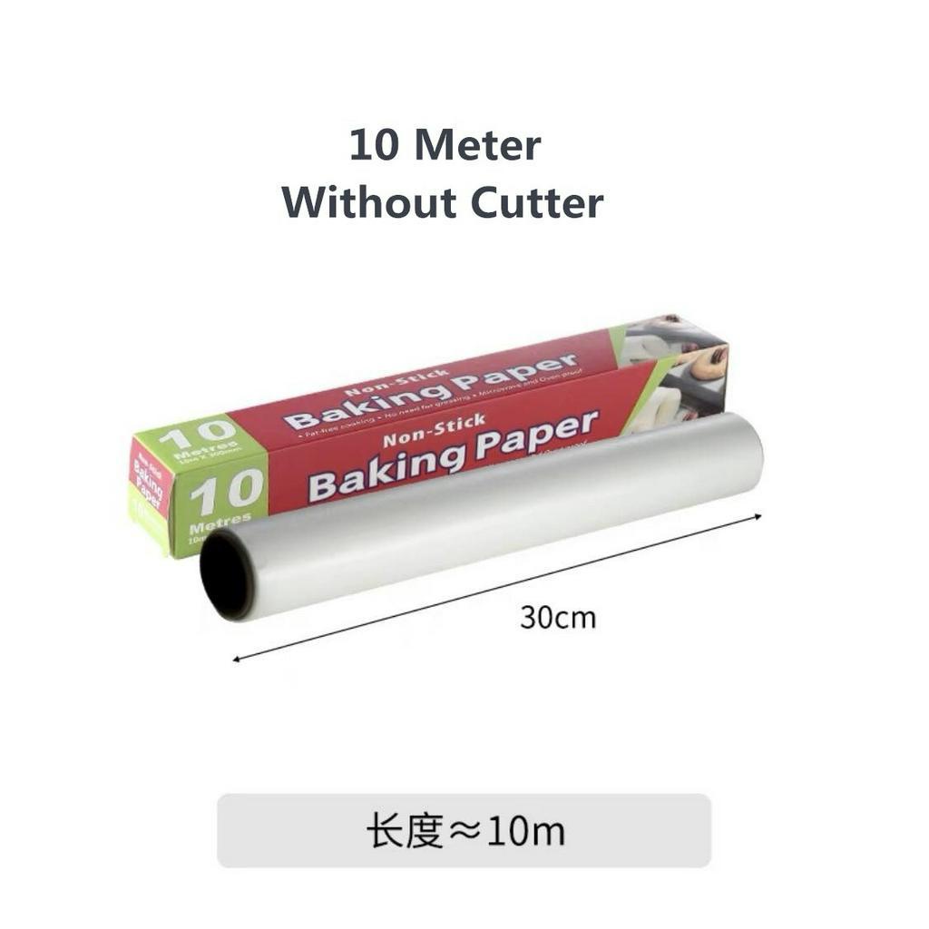 Baking Paper Roll with Cutter🔥Ready Stock🔥Non Stick Oil Proof Kertas ...