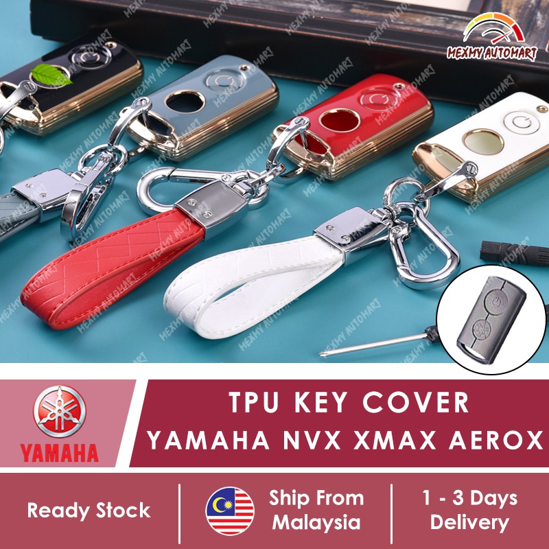 [NEW] Yamaha NVX XMAX AEROX Remote Key TPU Case Cover Kunci Yamaha ...