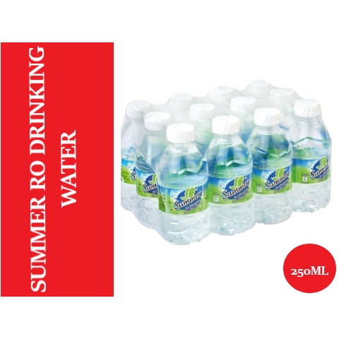 Summer RO Drinking Water 250mlx12 | Air Minuman Summer 250ml x 12's | Shopee Malaysia