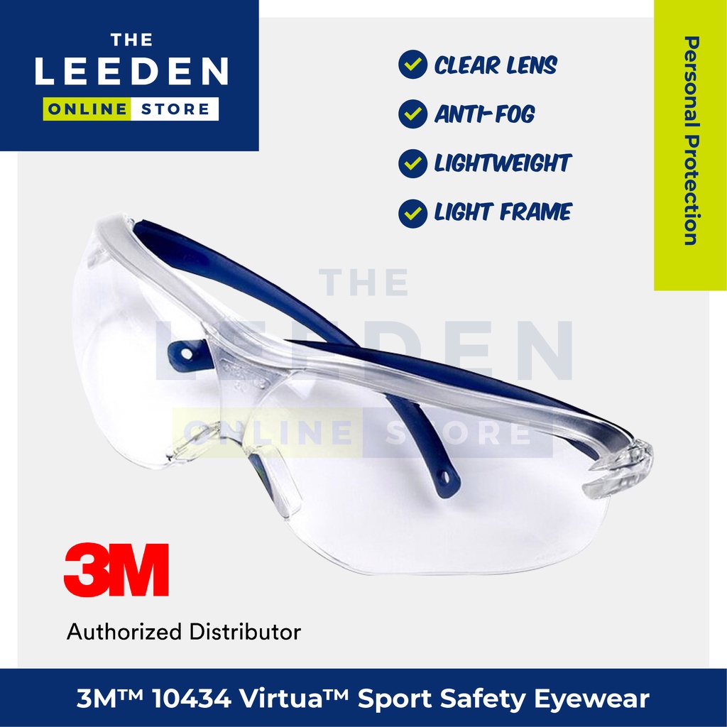 3M™ 10434 Virtue™ Sport Safety Eyewear by Leeden Online Store | Shopee ...