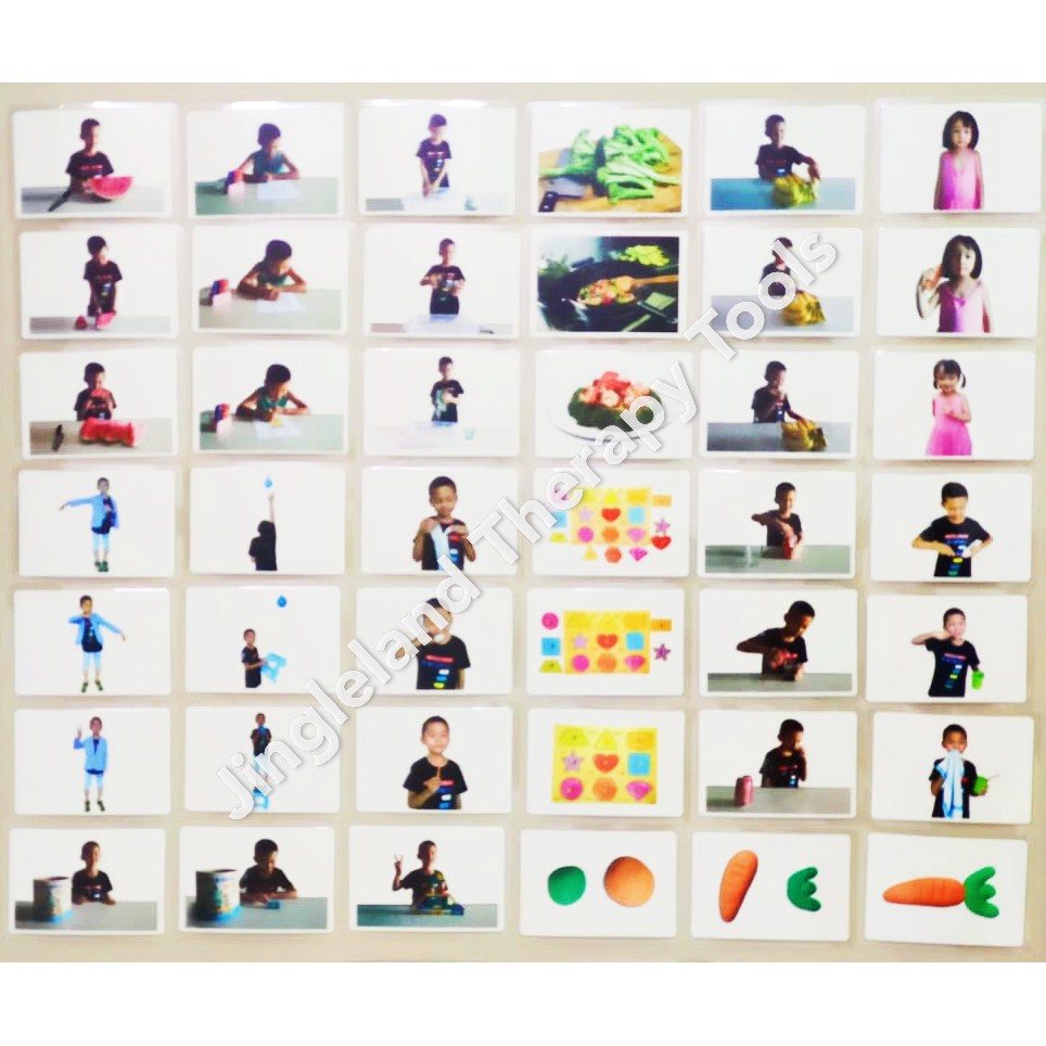 43 pcs Sequencing Cards to Improve Speech for Autism ASD / Hyperactive ...
