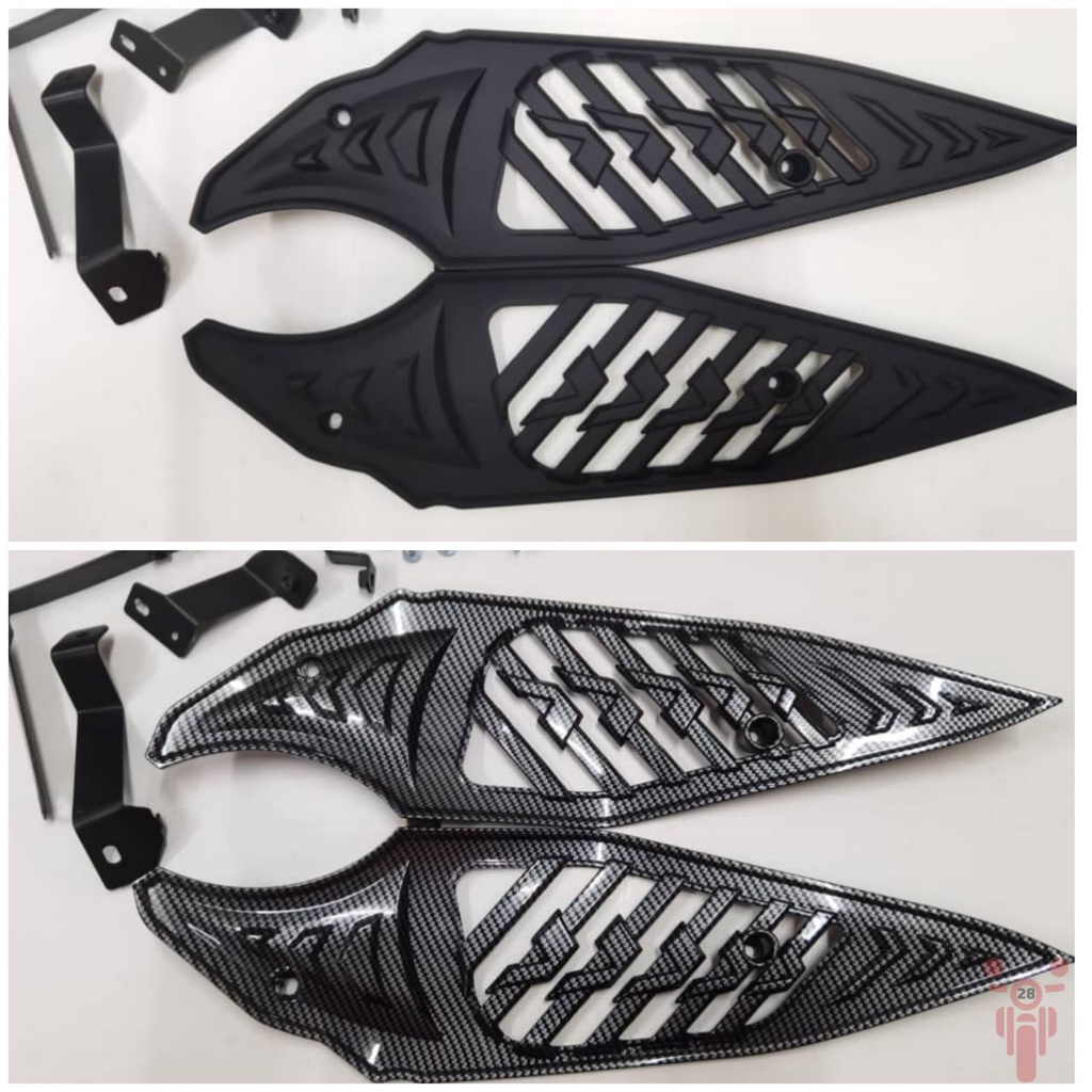 💥Honda RSX Engine Side Cover Carbon Black RSX 150 Winner X💥 | Shopee Malaysia