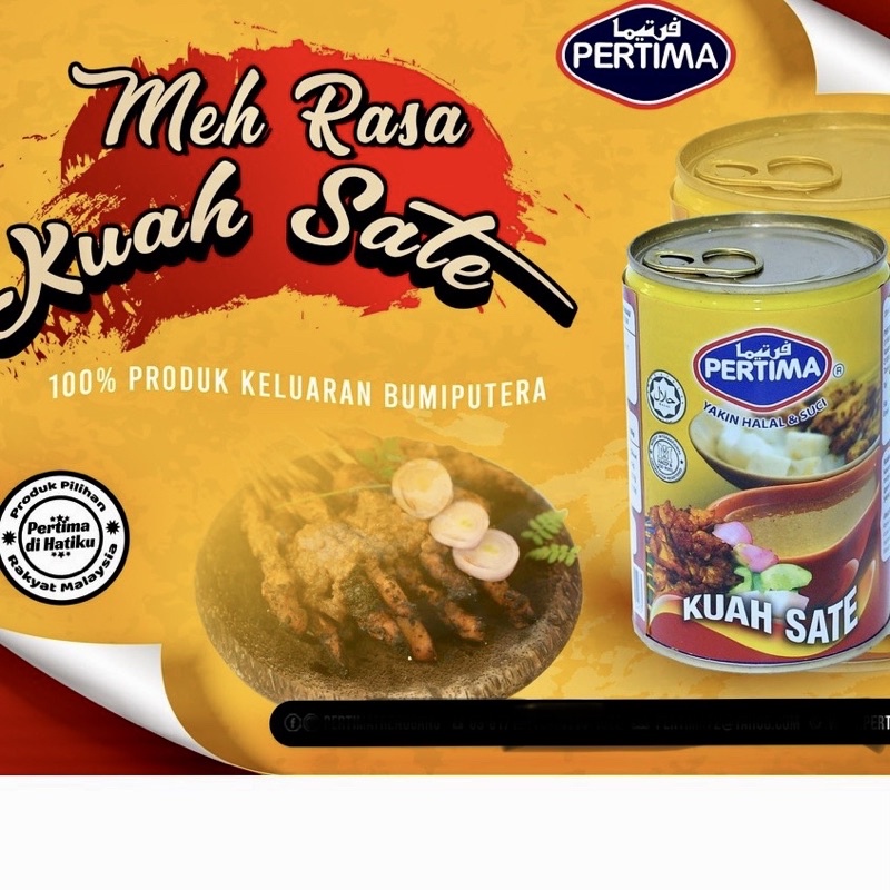 PERTIMA KUAH SATE 425G SATAY GRAVY DIRECT KILANG ORIGINAL HQ READYMADE ...