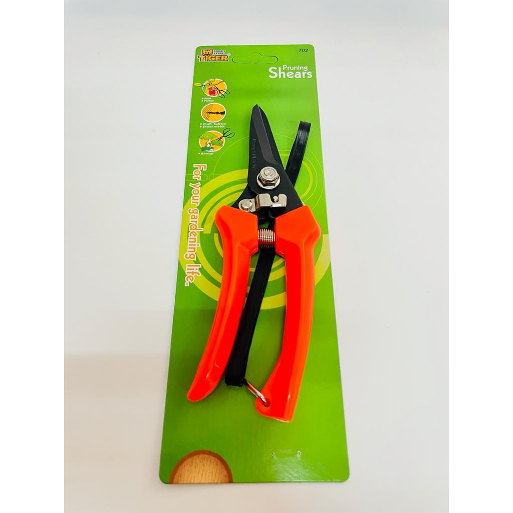 GARDEN CUTER TIGER GARDEN PRUNING SHEARS GARDEN CUT TIGER 702# (MADE IN ...