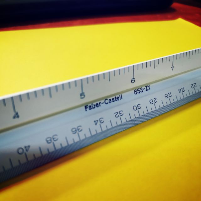 Faber Castell Triangular Precision Scale Ruler 853-Z1 | Shopee Malaysia