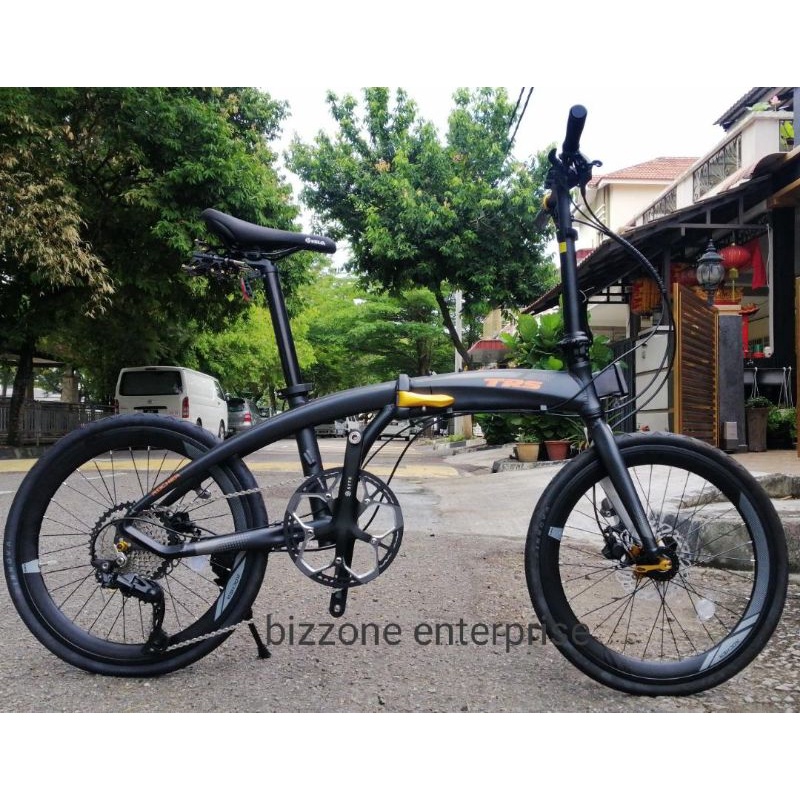 Sale !! 20" trs rocher 10sp deore folding bike basikal lipat | Shopee ...
