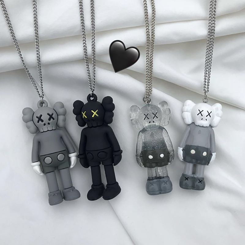 Retro Style Kaws Sesame Street Doll Pendant Alloy Resin Plastic ...