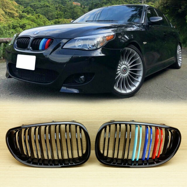 BMW E60 Front Grille Double Line M Colour | Shopee Malaysia