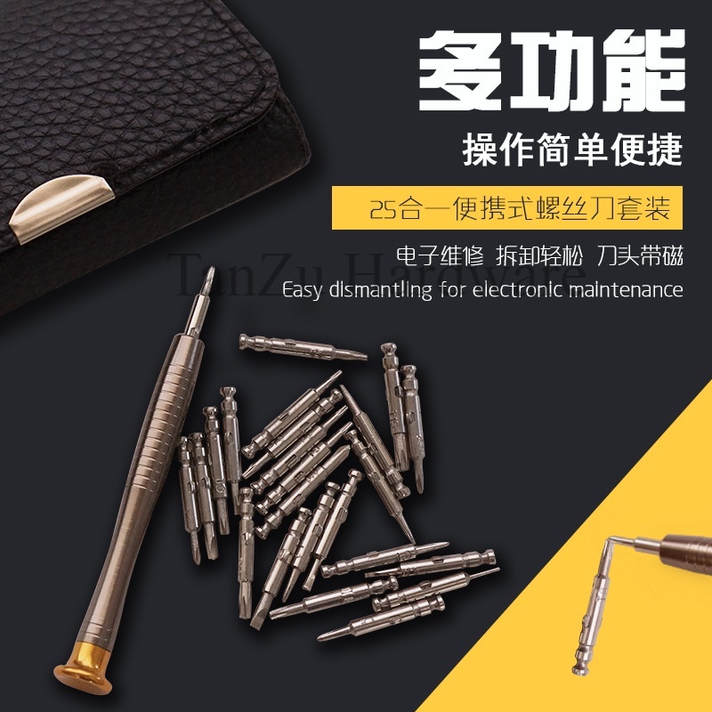 25 in 1 Screwdriver Set Mini Precision Tool Screw for PC, Glasses ...