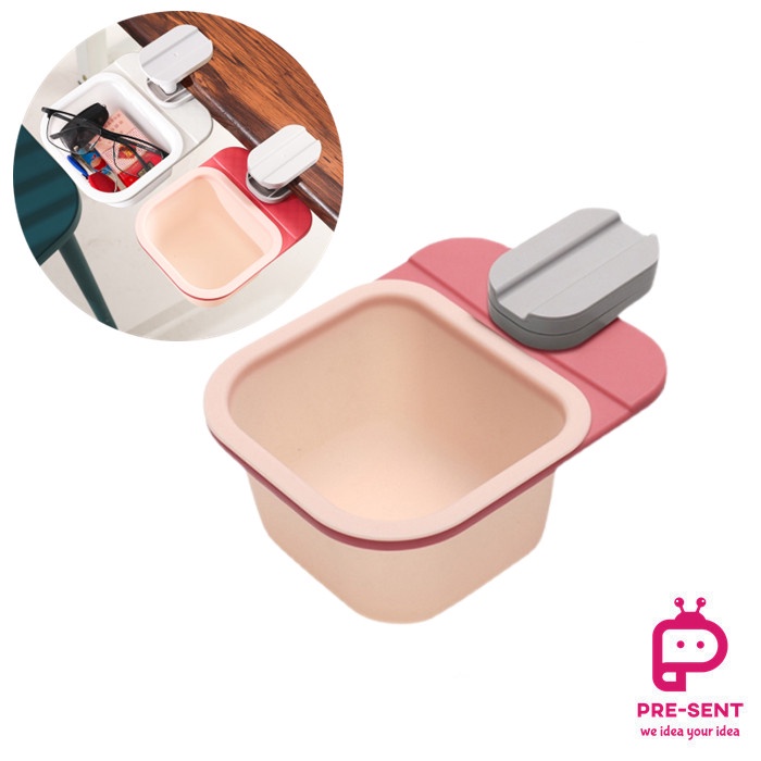 Multipurpose Clip-On Rotating Mini Bucket for Side Table - Waste ...