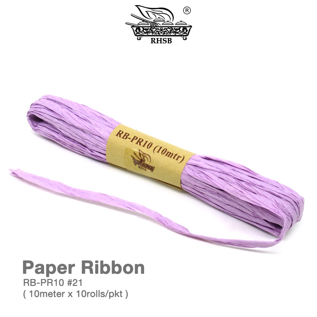 [10MTR] PAPER REBEN / RIBBON / REBEN / TALI KERTAS BUNGA RIBBON / RB ...