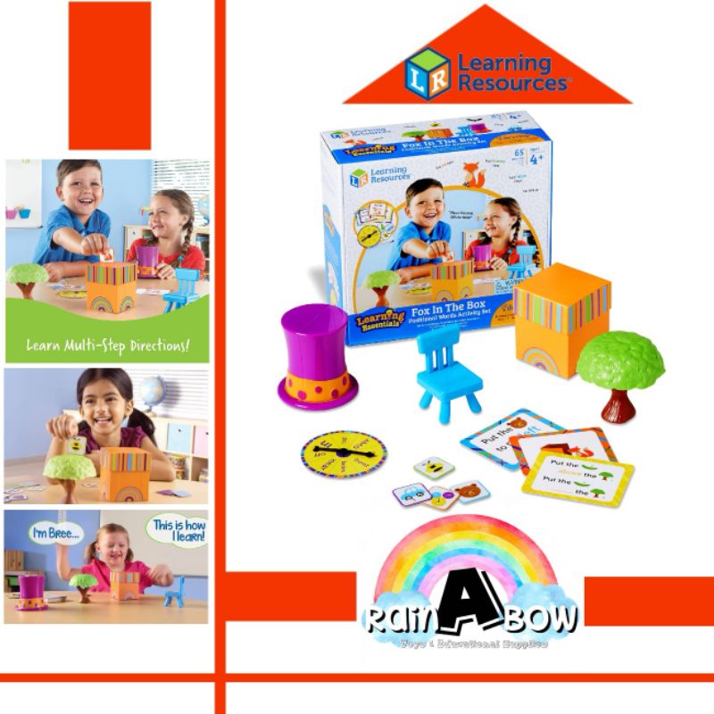 🛒 Learning Resources Fox In The Box Position Word Activity Set Back to ...