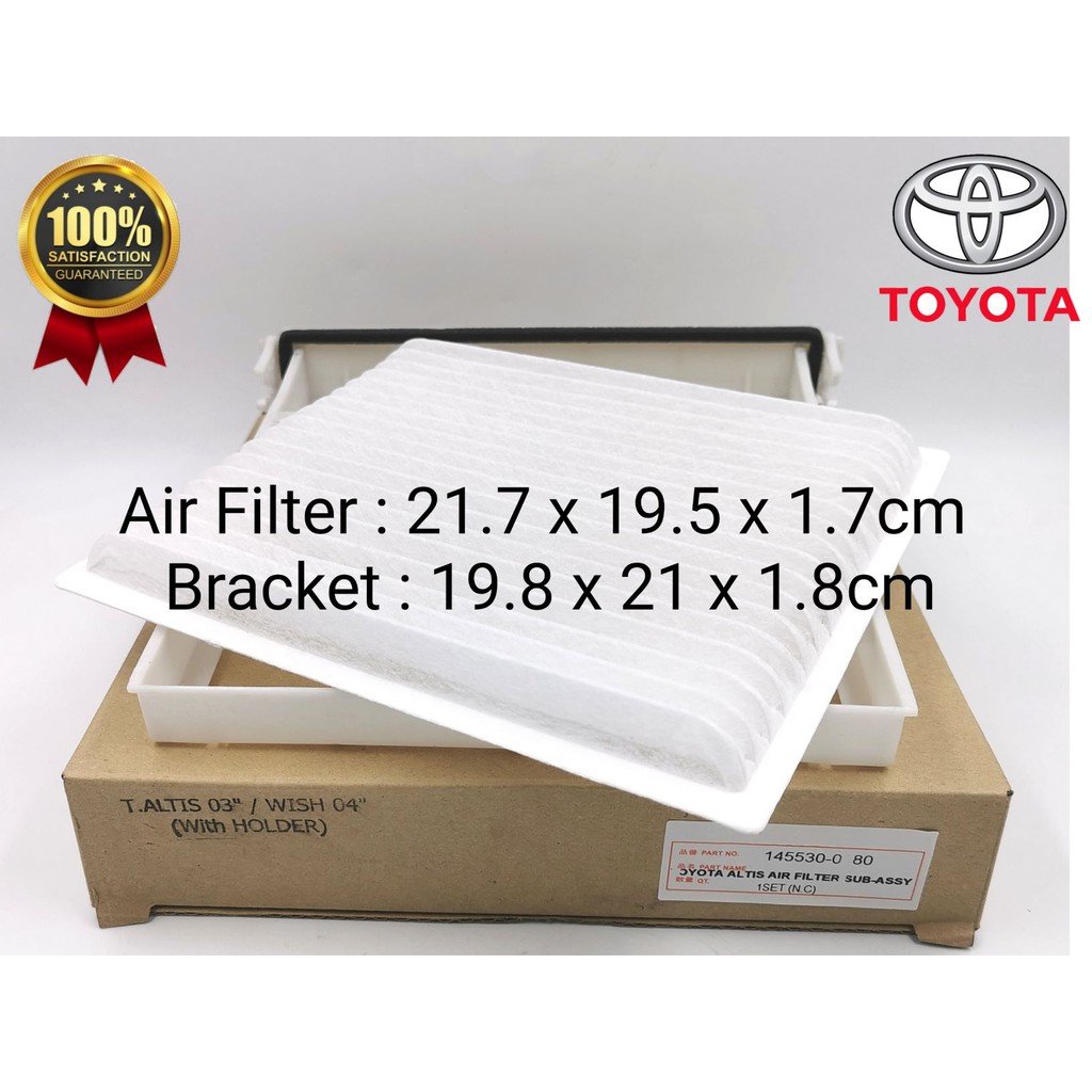 TOYOTA ALTIS '03 , RAV4 , WISH DENSO CABIN AIR FILTER ( 0890 ) C/W ...