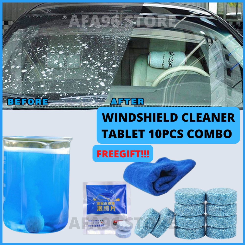 [10PCS] WINDSHIELD WASHER TABLET CAR WIPER CLEANER MIRROR 25GM WIPER ...
