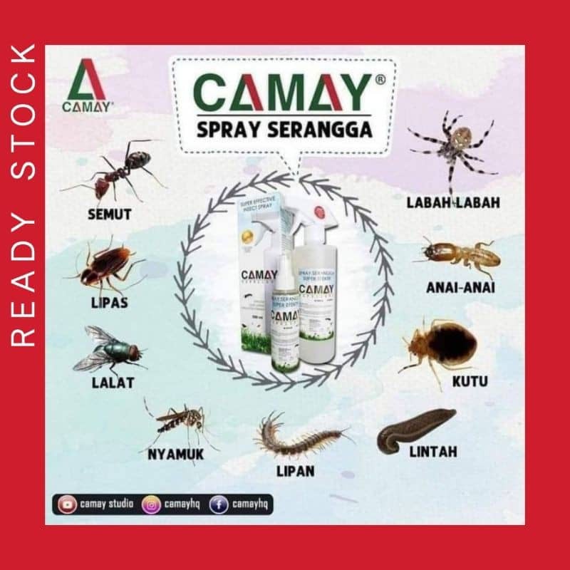SPRAY TANAMAN CAMAY insect repellent / racun serangga organic/ basmi ...