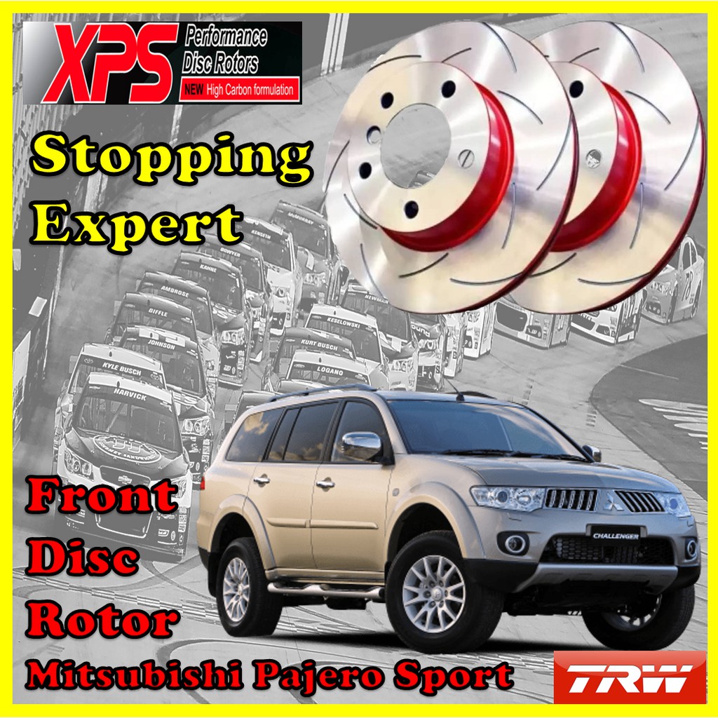 TRW XPS Mitsubishi Pajero Sport Brake Front Disc Rotor Stopping Expert ...