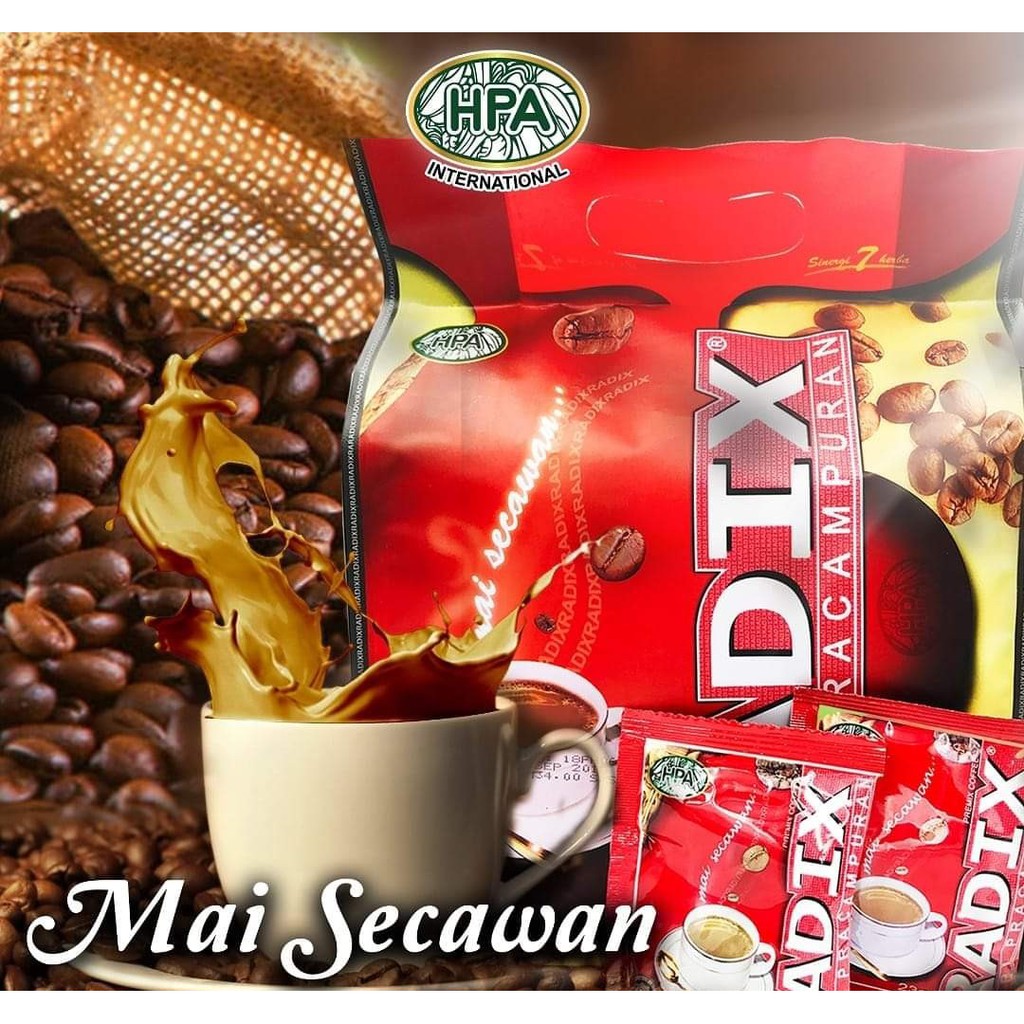 HPA KOPI RADIX ORIGINAL/BROWN SUGAR JUMBO PACK (32's) | Shopee Malaysia