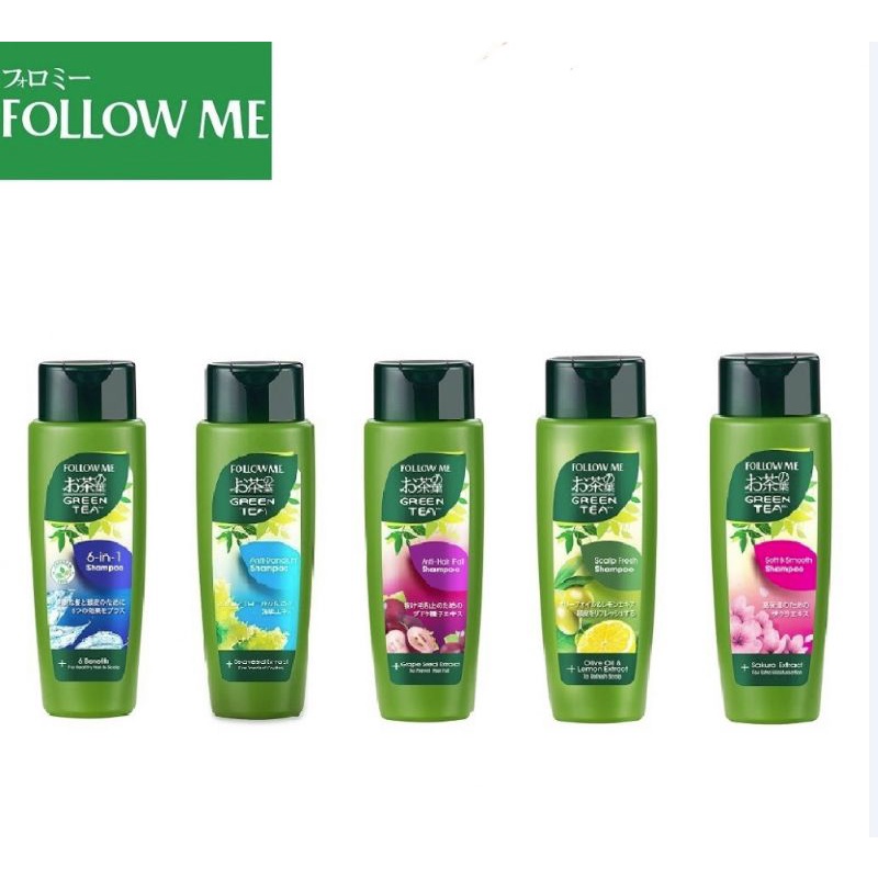 FOLLOW ME GREEN TEA SHAMPOO 320ML | Shopee Malaysia